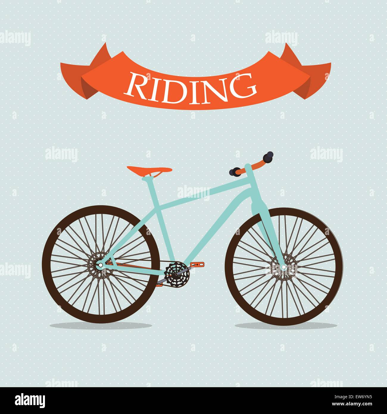 Retro Bicycle Background Vector Illustrator Stock Vector Image & Art ...
