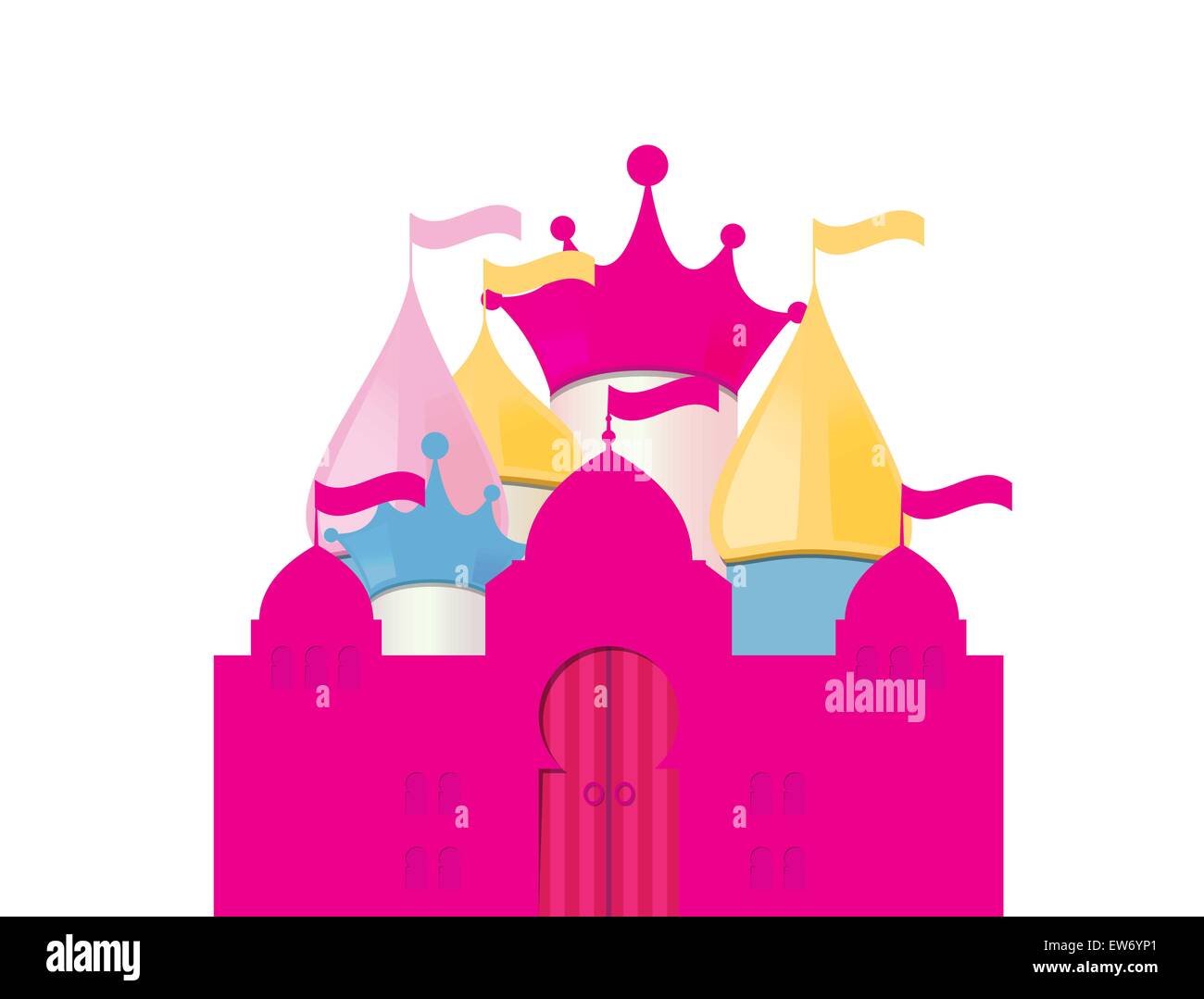 Fairytale Castle. Vector Illustration Stock Vector Image & Art - Alamy