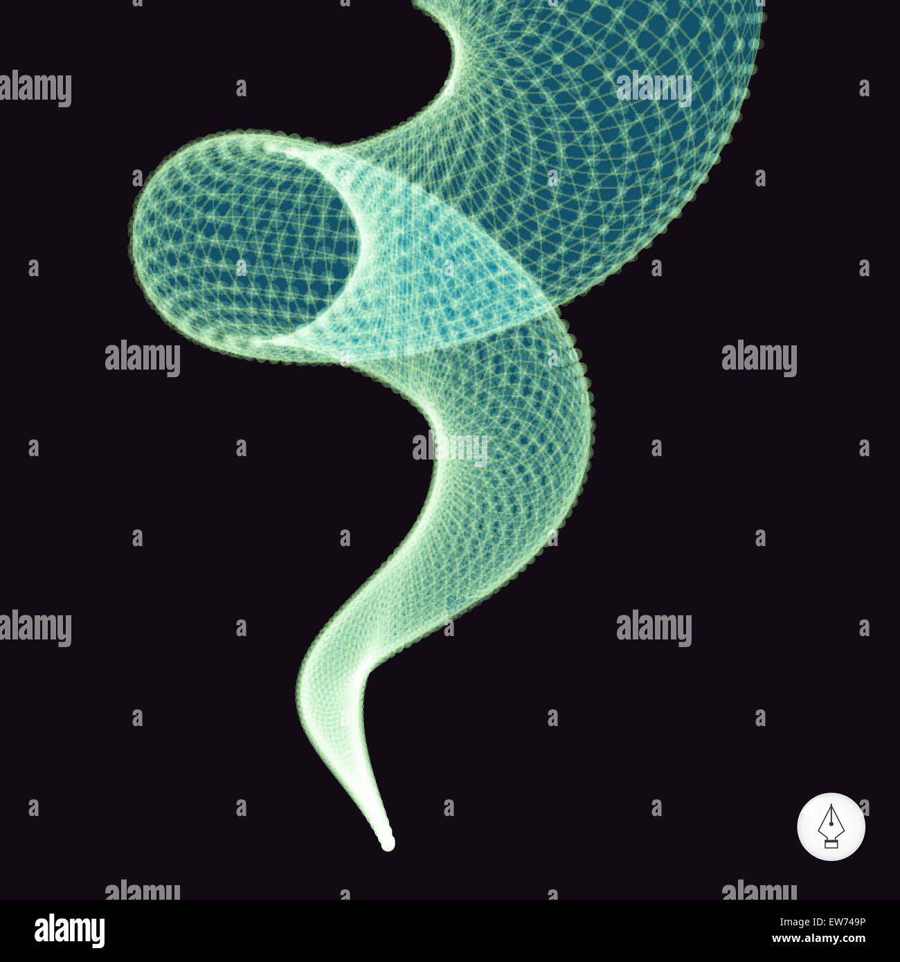 Helix mesh Stock Vector Images - Alamy