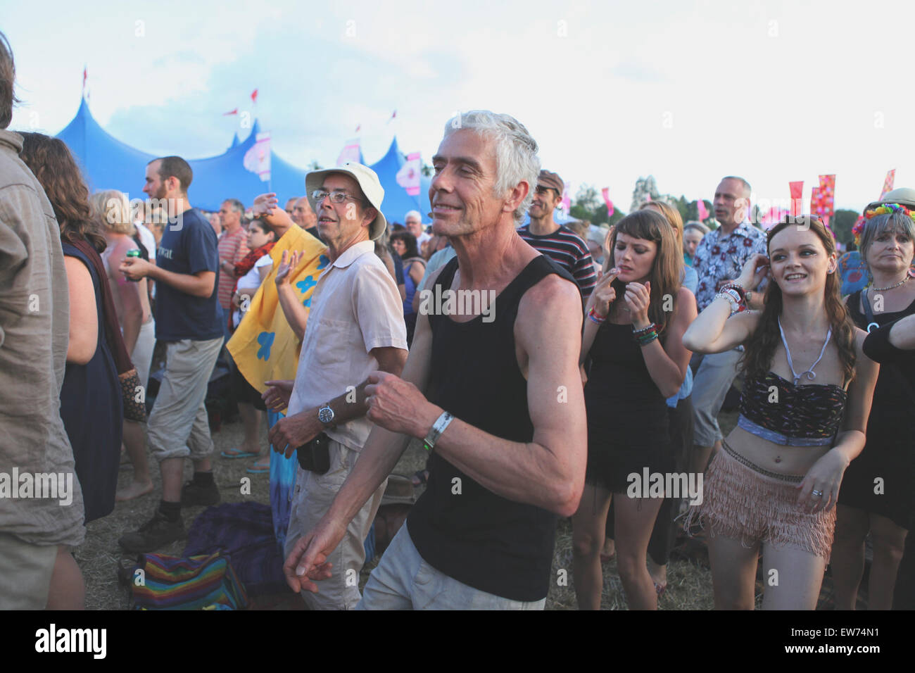 Old men dancing at WOMAD 2012 Stock Photo - Alamy
