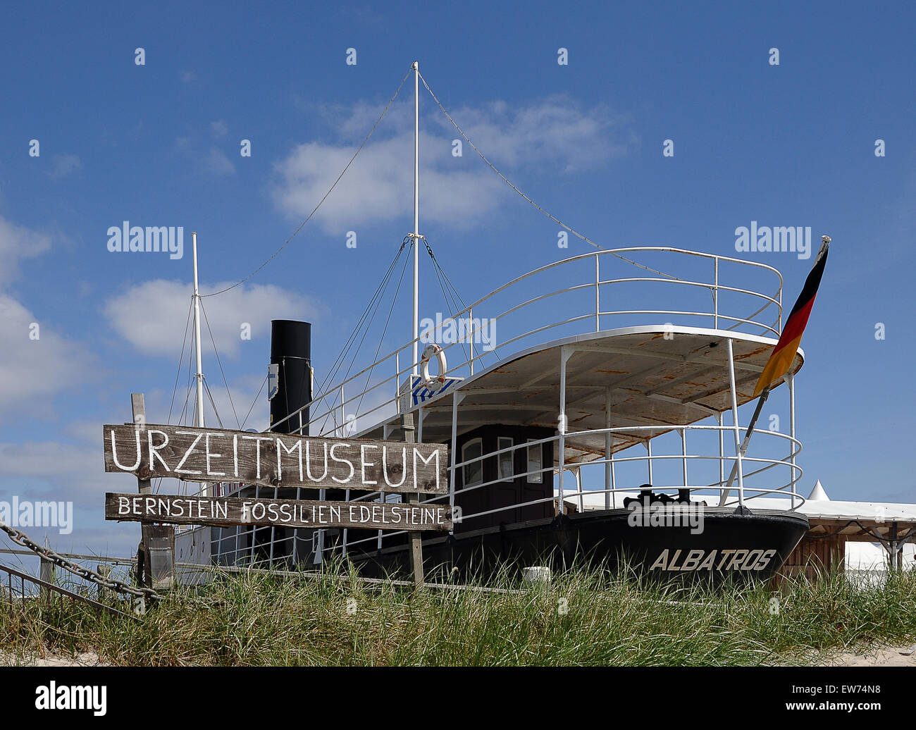 Museum ship Albatros, Ostsee Resort Damp, Schleswig-Holstein, Germany ...
