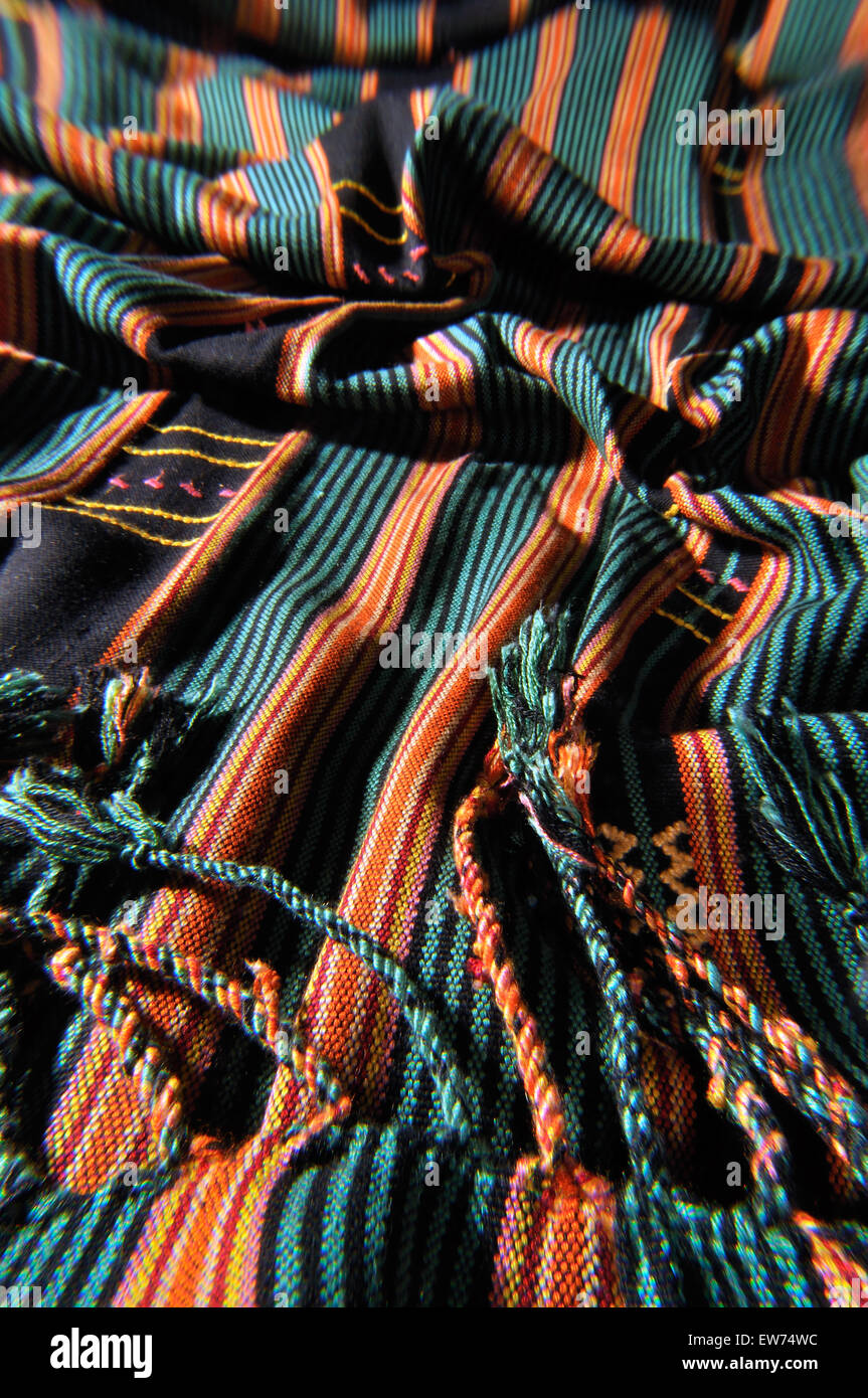 Hand-woven textile from Java, Indonesia Stock Photo - Alamy
