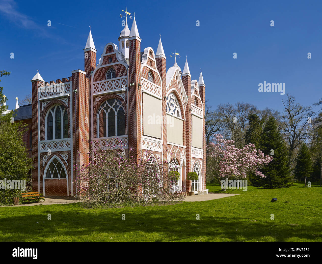 Gothic House, Wörlitz Park, Germany Stock Photo - Alamy