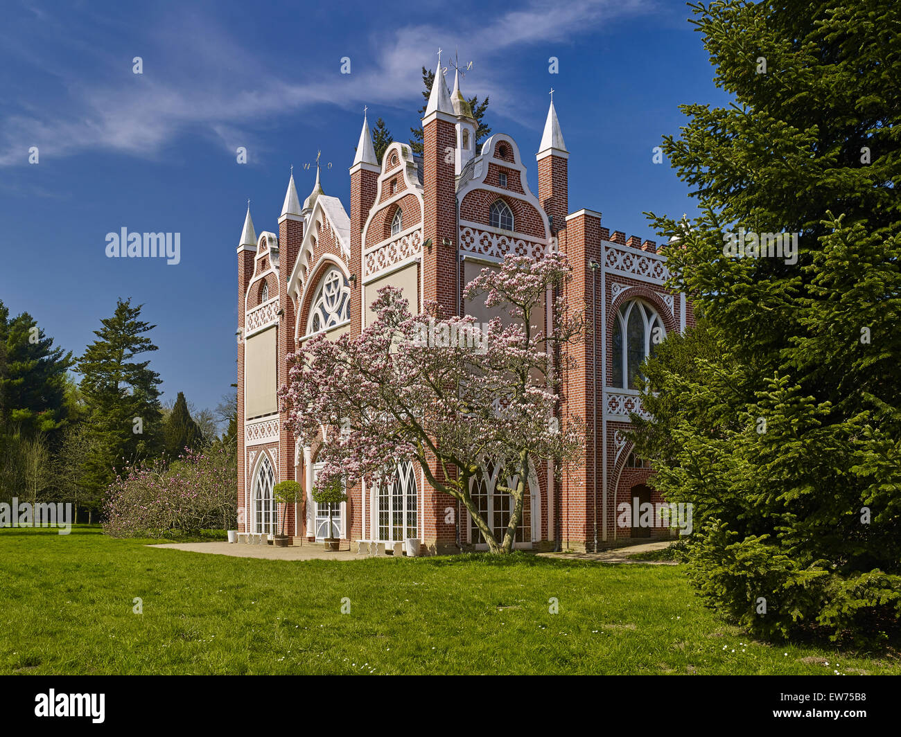 Gothic House, Wörlitz Park, Germany Stock Photo - Alamy