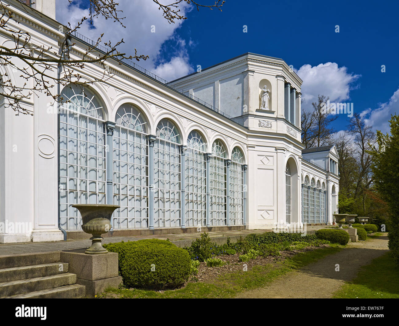 Orangery in the castle grounds, Putbus, Germany Stock Photo - Alamy