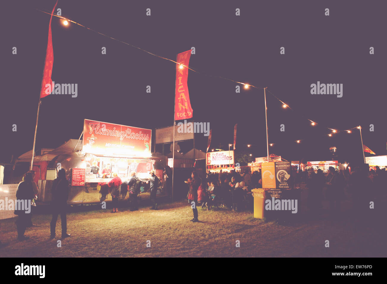 Festival food music stall hi-res stock photography and images - Alamy