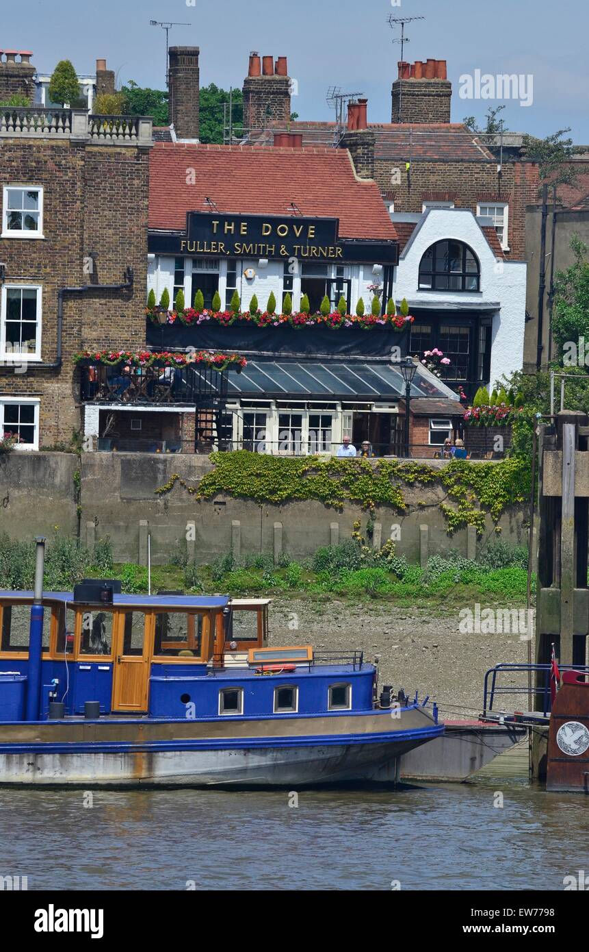 The Dove pub, Upper Mall, Hammersmith, London, England, UK Stock Photo ...