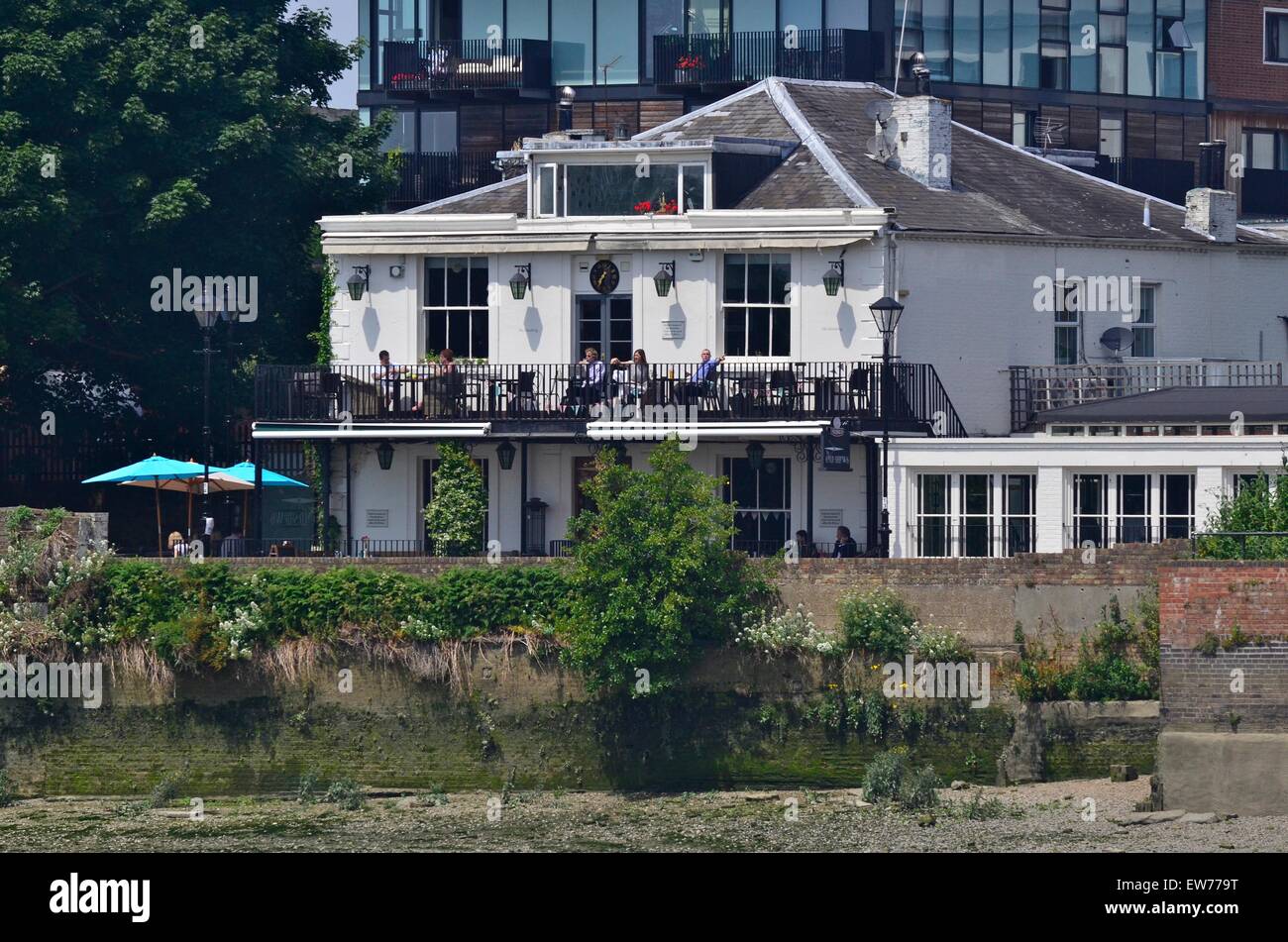 The Old Ship pub, Upper Mall, Hammersmith, London, England, UK Stock ...