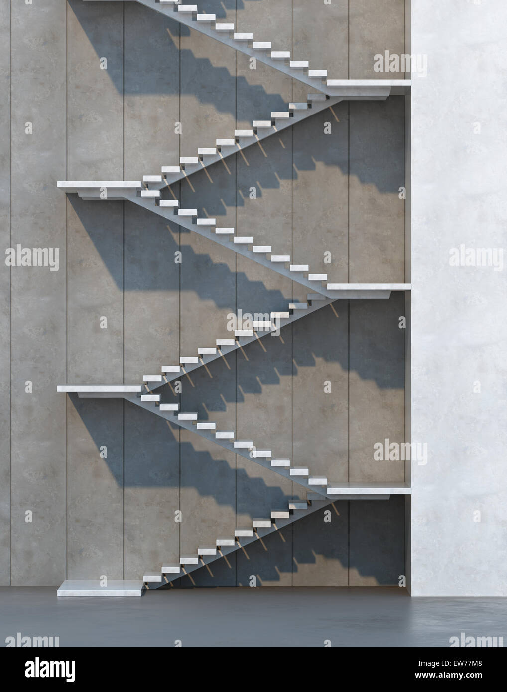 stairs leading upward, architectural composition Stock Photo - Alamy