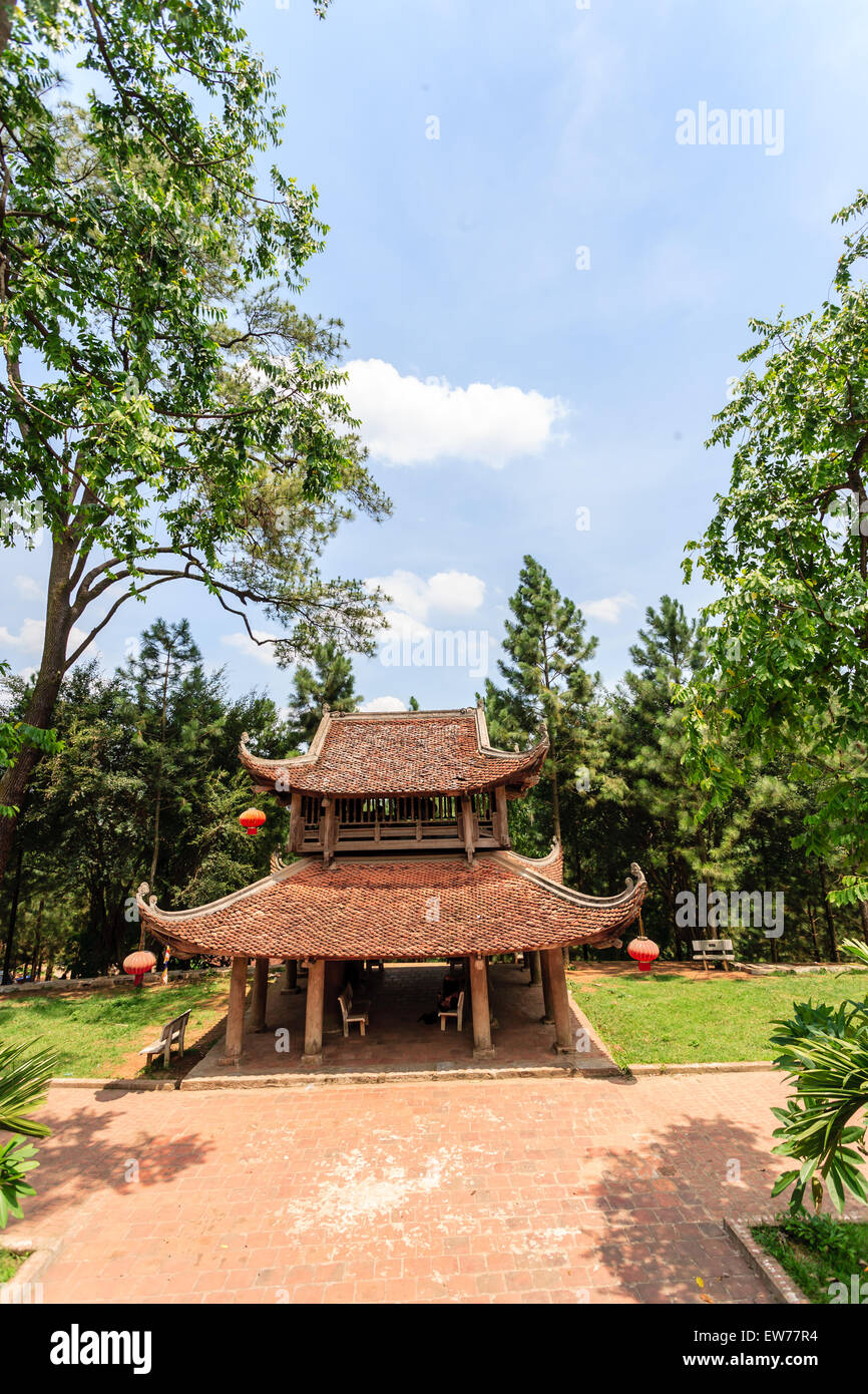 Vietnam temple in Hanoi, Vietnam Stock Photo - Alamy