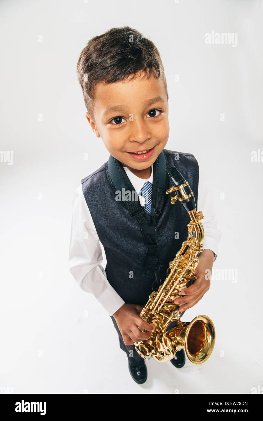 Saxophone study hi-res stock photography and images - Alamy