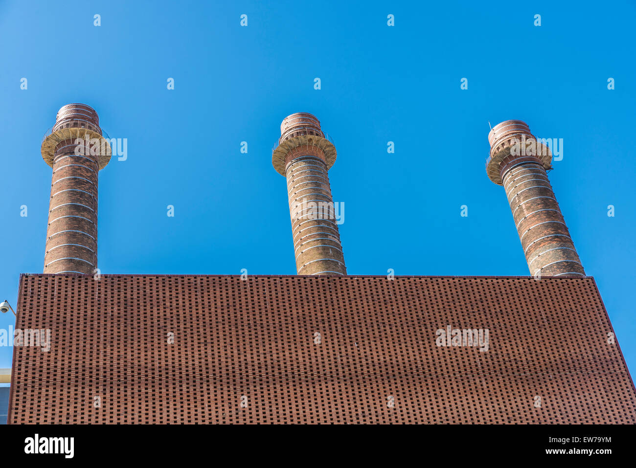 The three fireplaces located in the Parallel Avenue, symbol of the ...