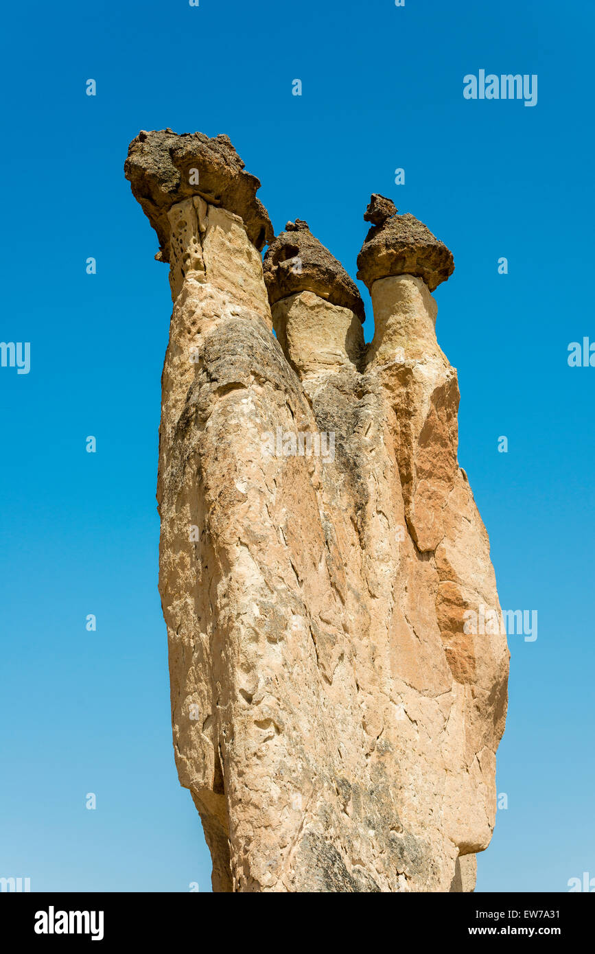 Typical fairy chimneys in Pasabagi, Cappadocia, Turkey Stock Photo - Alamy
