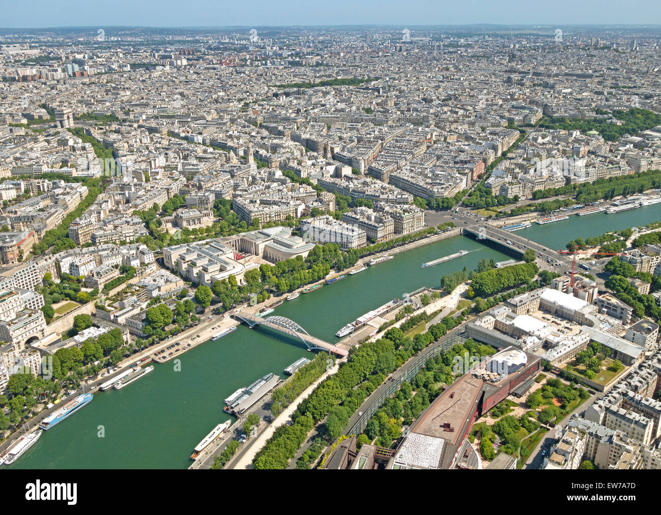 Aerial view paris hi-res stock photography and images - Alamy