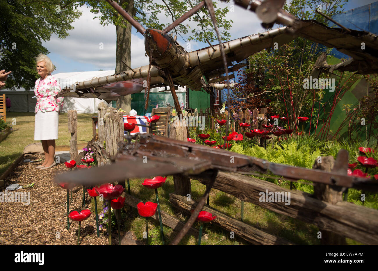 Oxford, UK. 19th June, 2015. Mary Berry Opens the Blenheim palace ...
