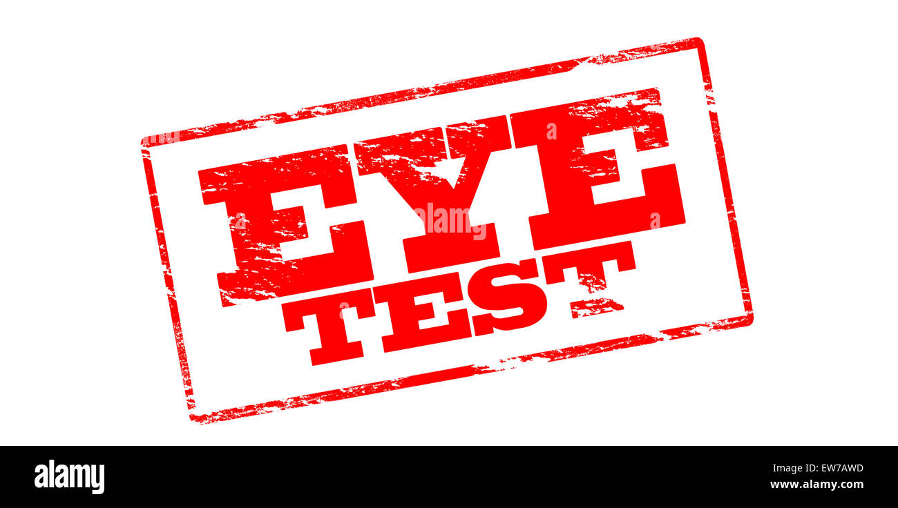 Rubber stamp with text eye test inside, vector illustration Stock Photo ...