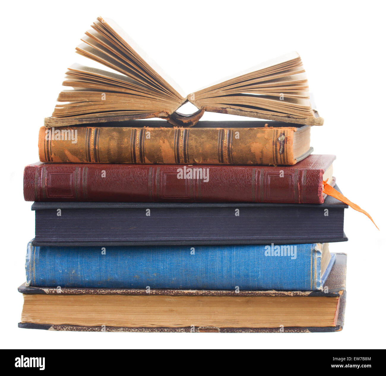 Pile of books Stock Photo - Alamy