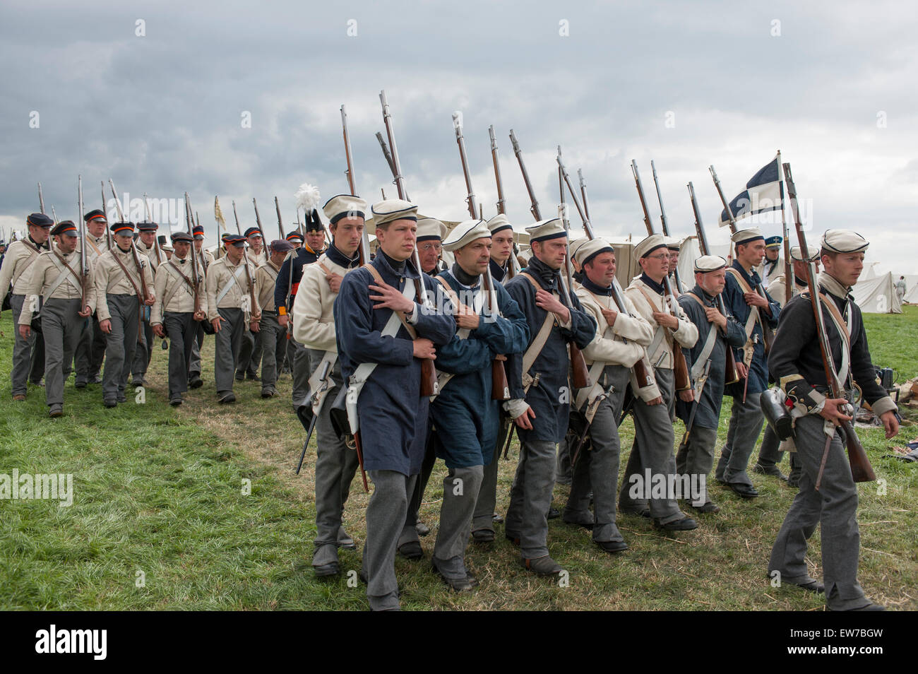 French napoleonic marching in battle hi-res stock photography and ...