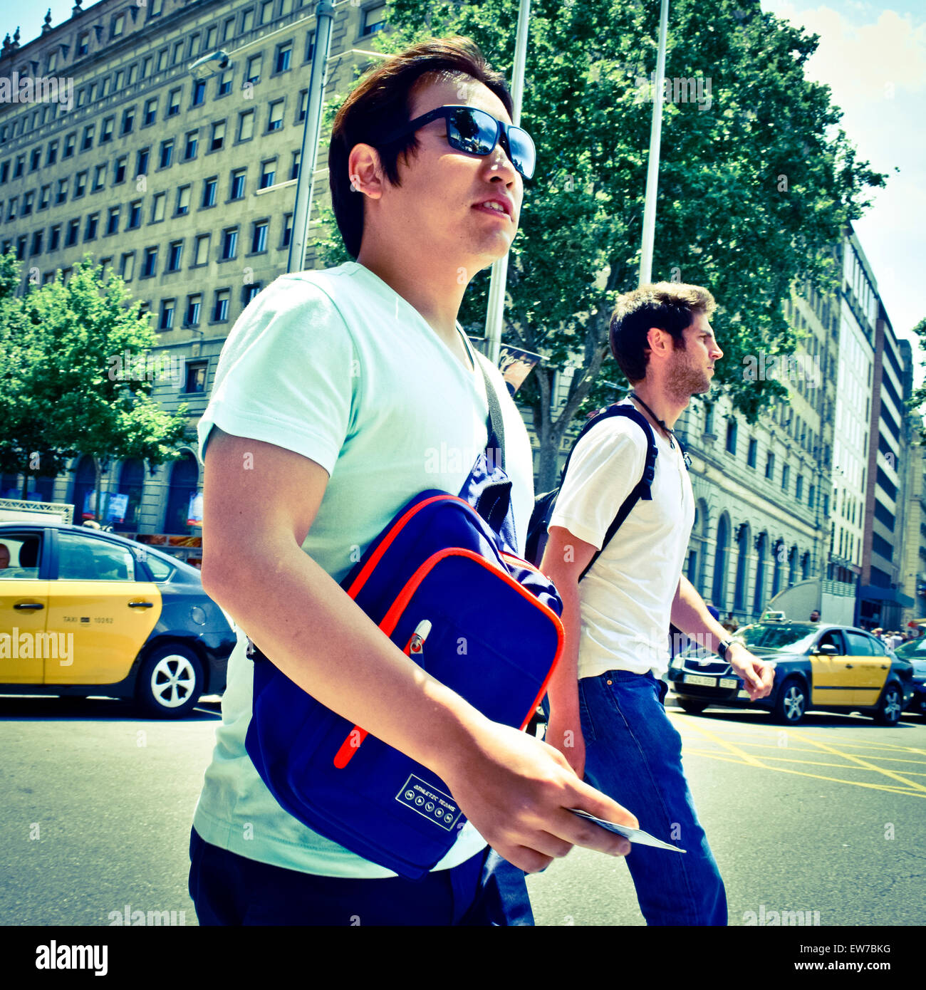 Two men summer walking hi-res stock photography and images - Alamy