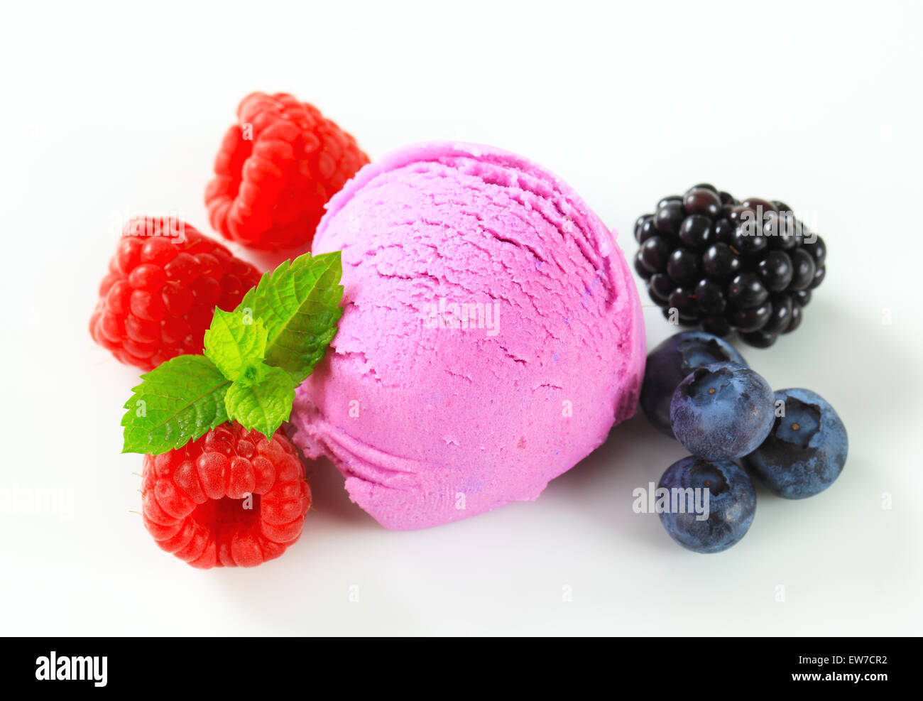 Mixed fruit ice cream hi-res stock photography and images - Alamy