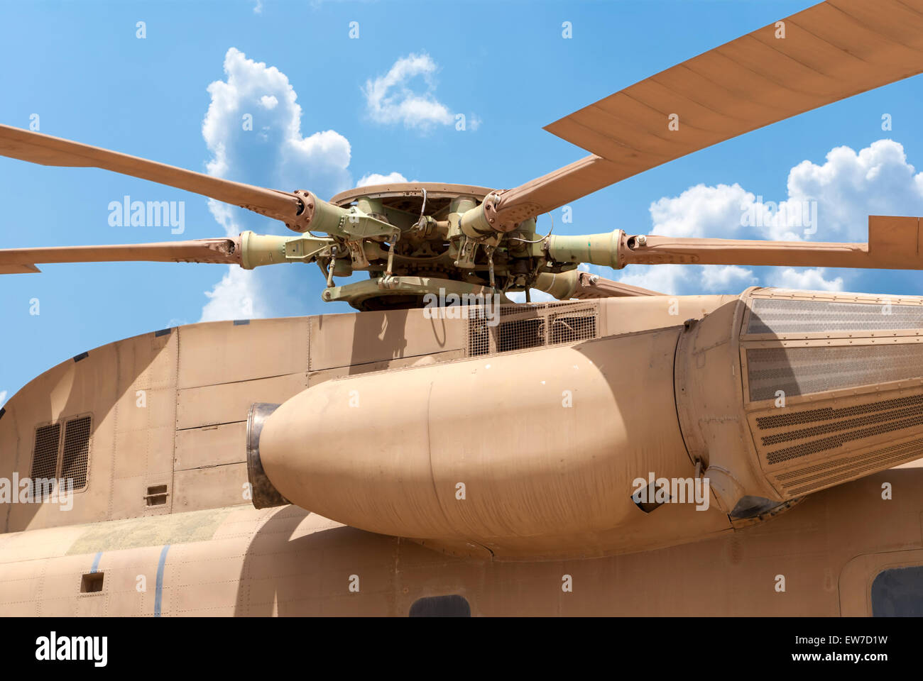 HATZERIM, ISRAEL - APRIL 27, 2015: Israeli Air Force Sikorsky CH-53 ...