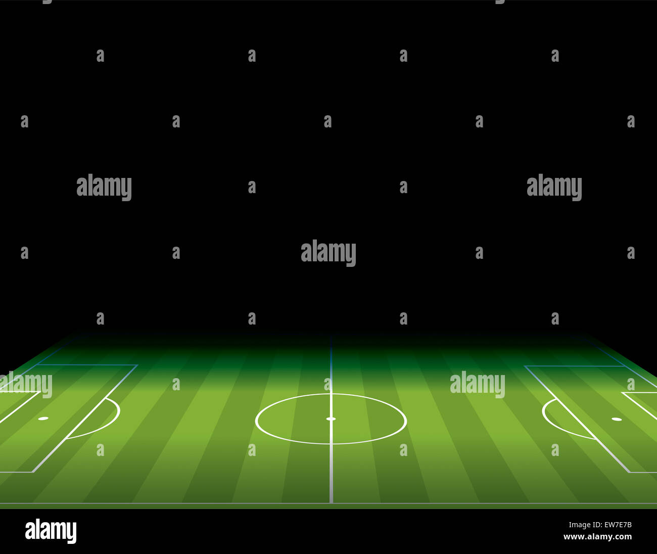 A soccer field football field with room for copy Stock Photo - Alamy