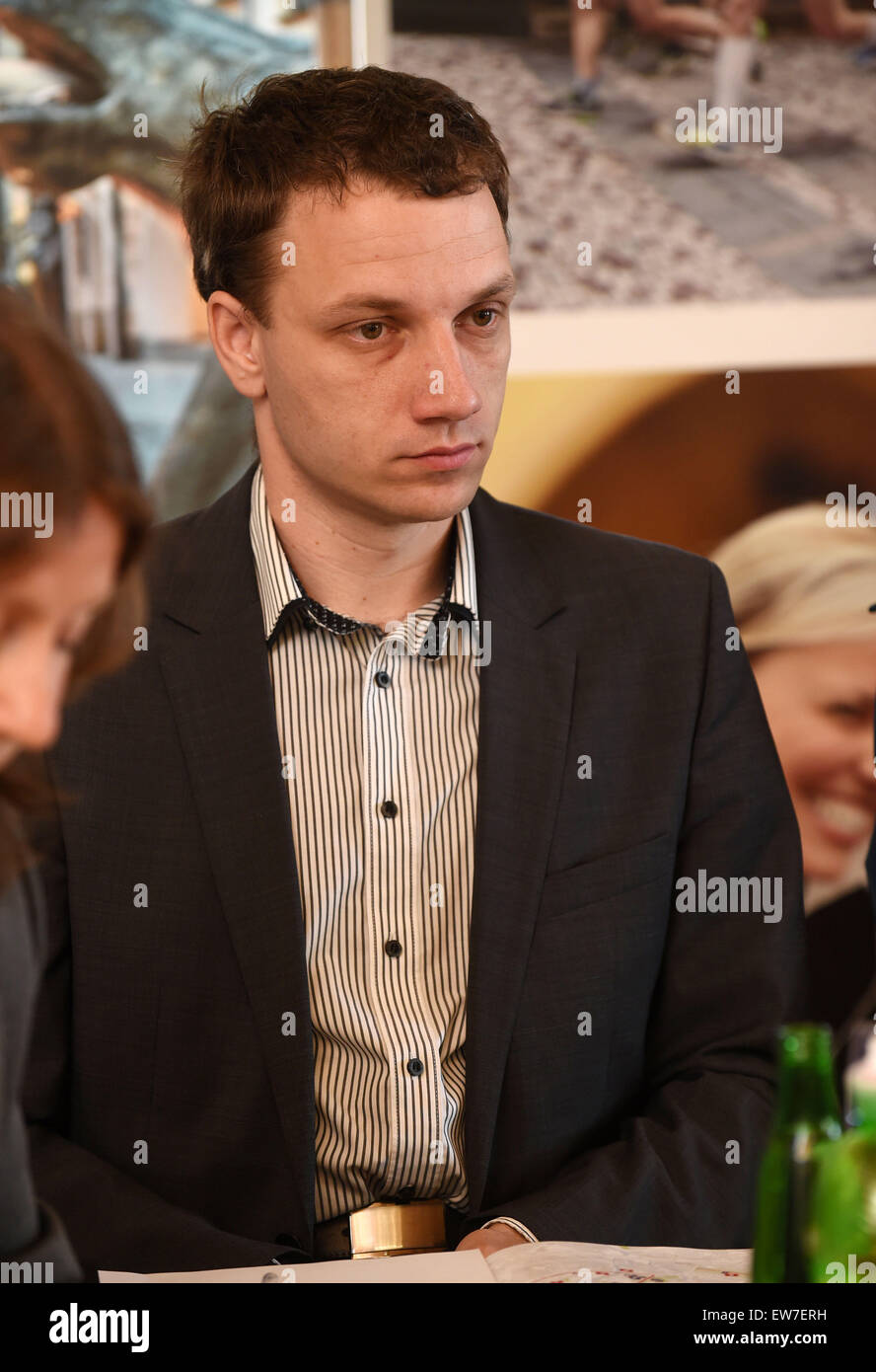Race director Vaclav Skrivanek attends a news conference prior to the ...