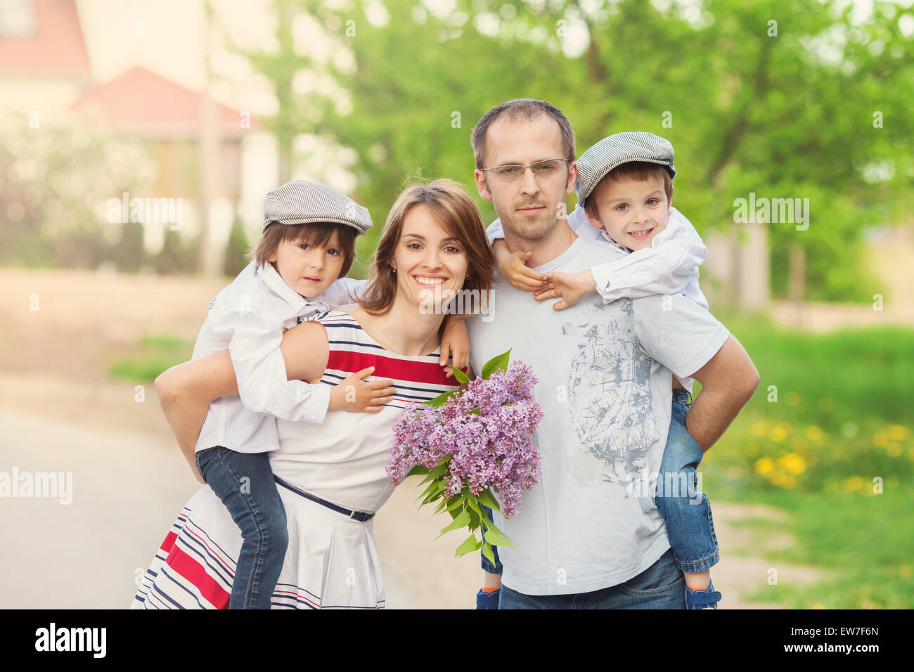 Group kids together hugging laughing hi-res stock photography and ...