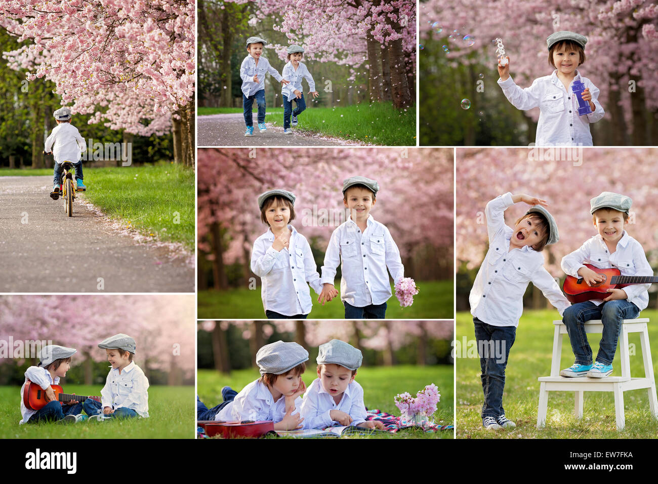 Collage boys hi-res stock photography and images - Alamy