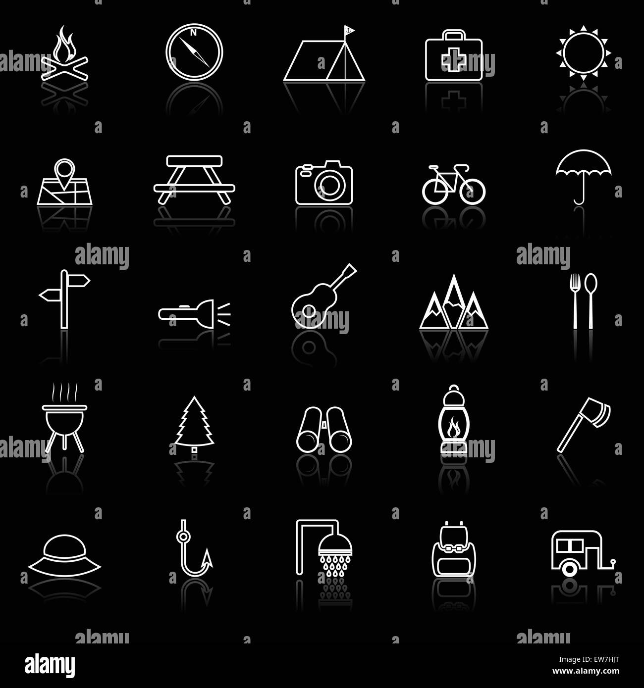 Palm tree reflect car hi-res stock photography and images - Alamy