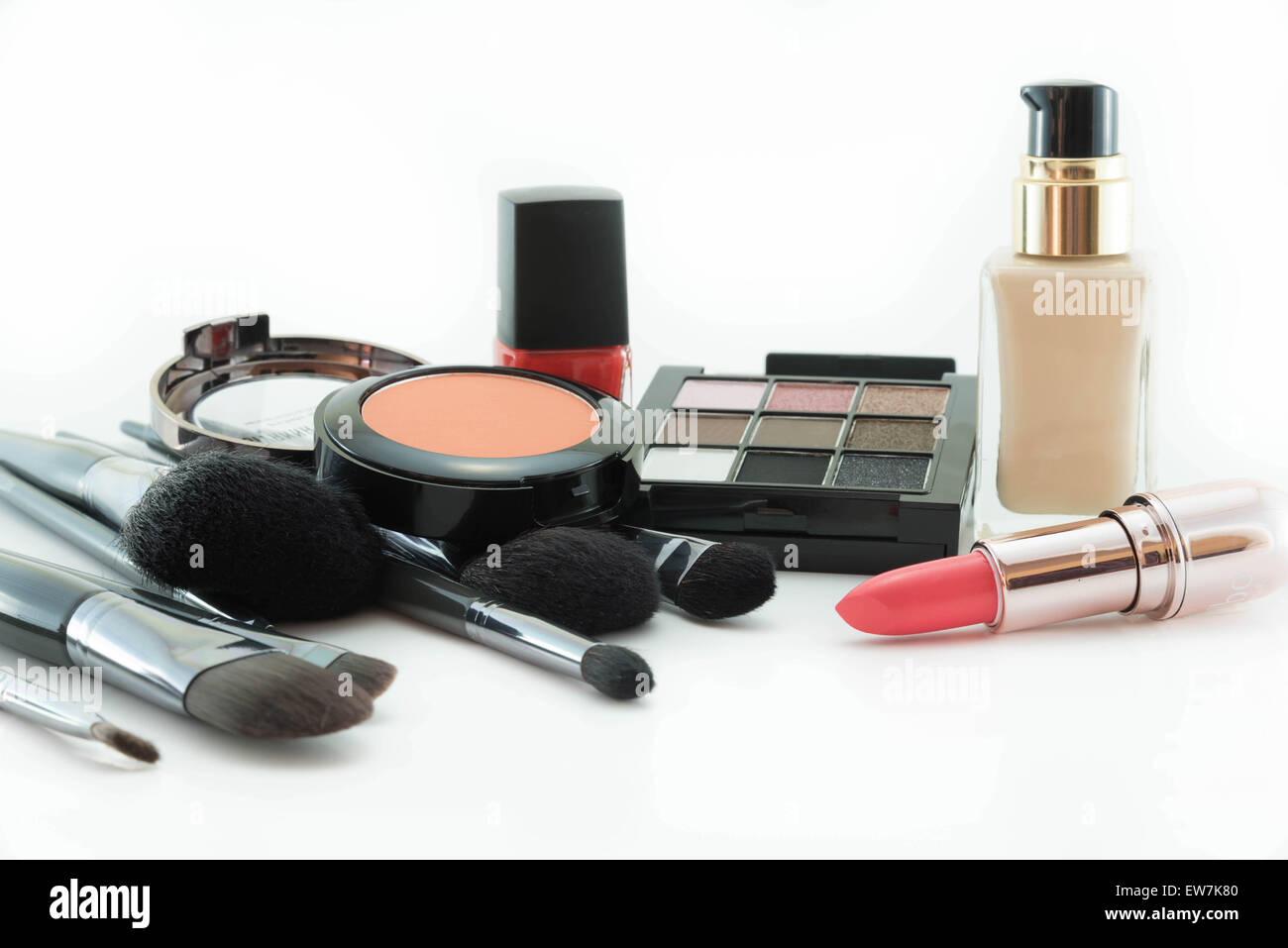 Many cosmetics colors A concept Stock Photo - Alamy