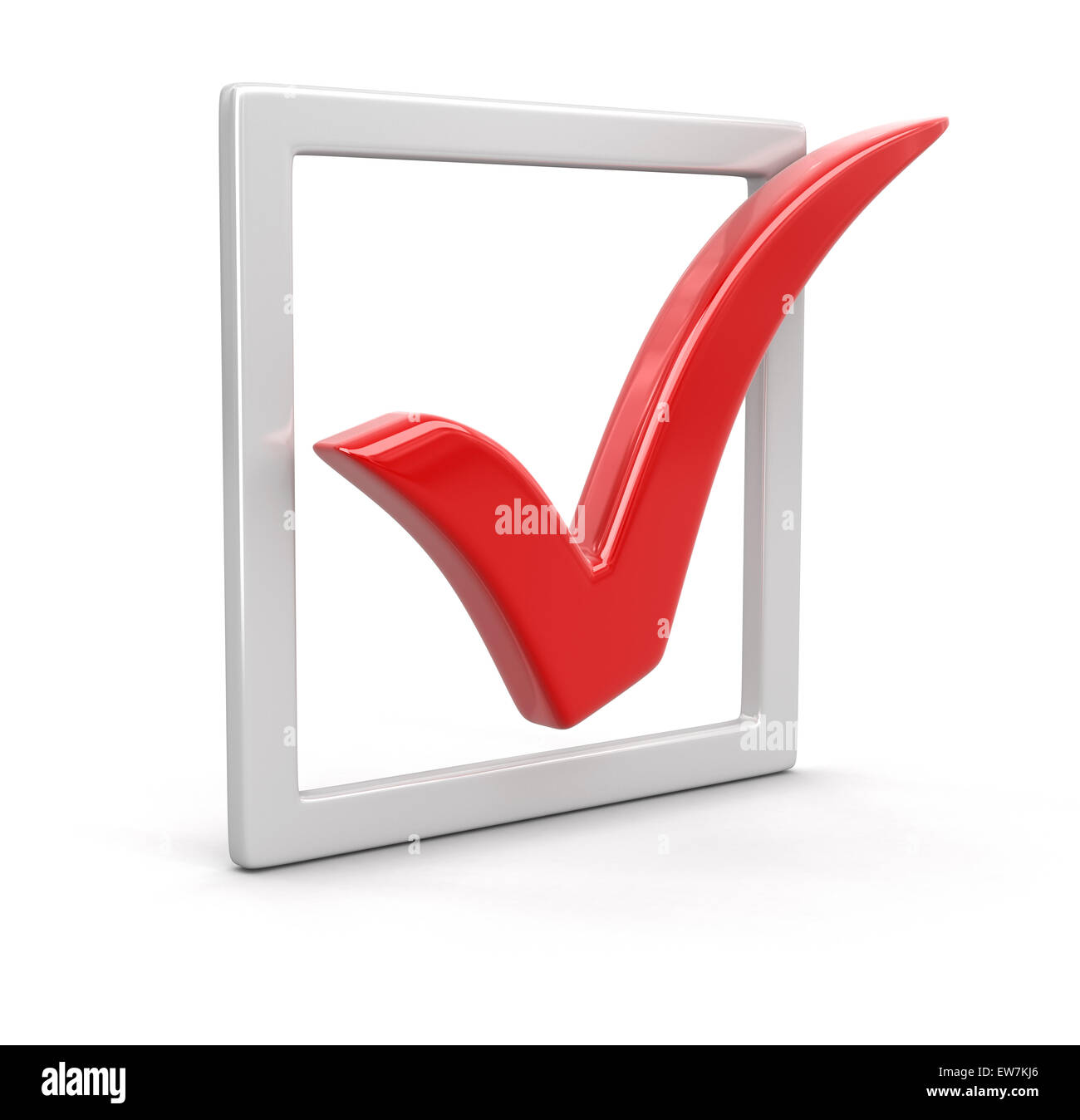 Check Mark (clipping path included Stock Photo - Alamy