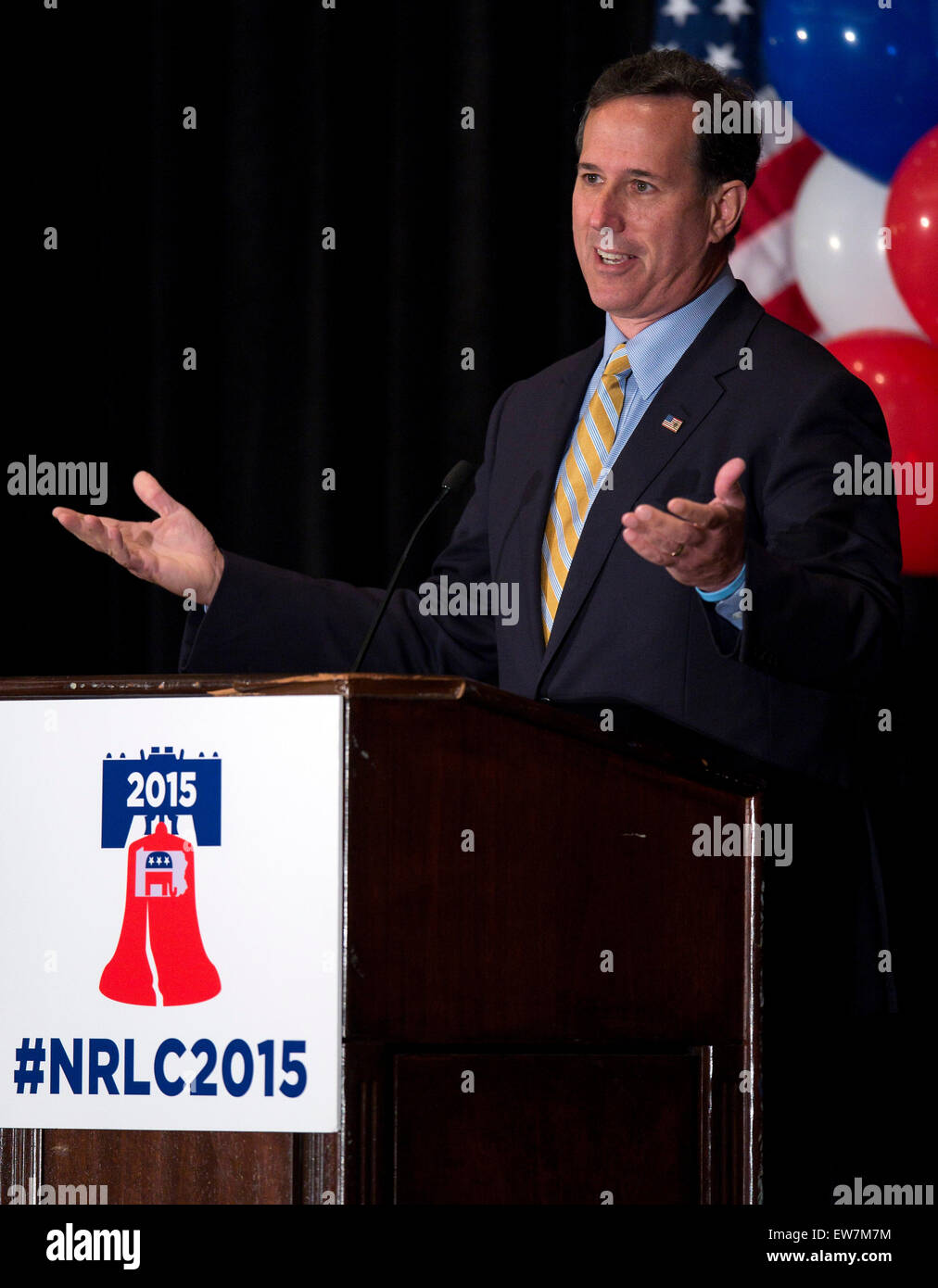 Philadelphia, Pennsylvania, USA. 19th June, 2015. Former Pennsylvania ...