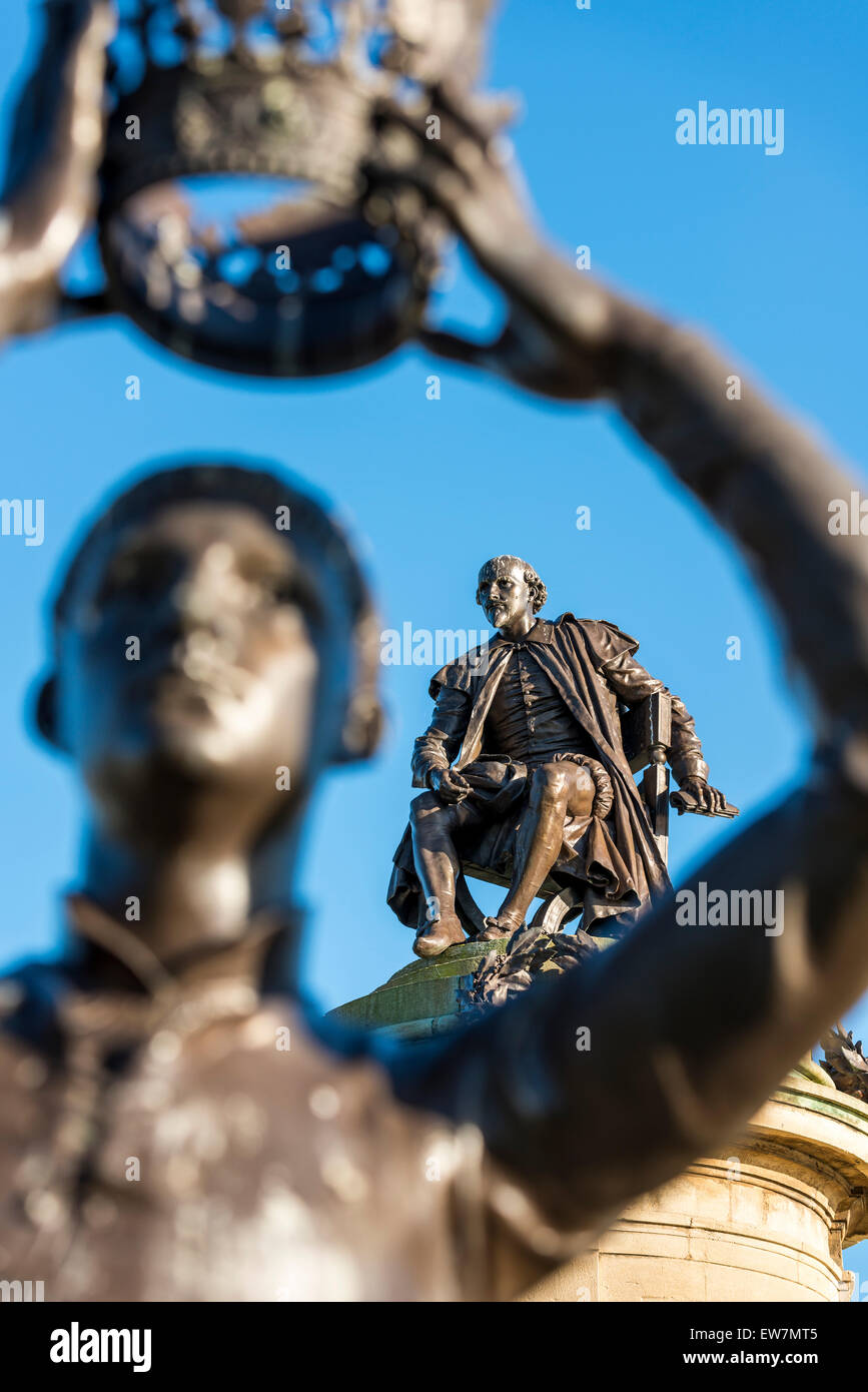 A statue of Shakespeare's Prince Henry, Hal or Henry V putting the ...