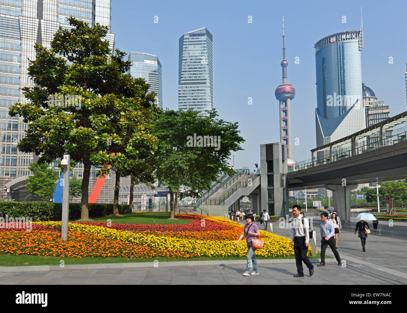 Shanghai Pudong City World Financial Centre China Stock Photo - Alamy
