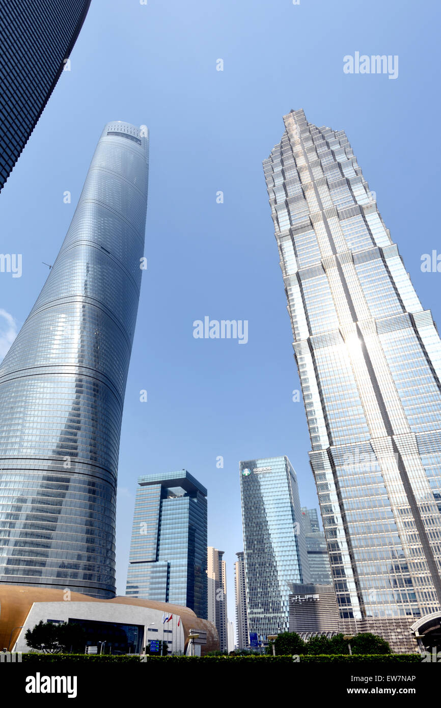 Shanghai Pudong City World Financial Centre China Stock Photo - Alamy