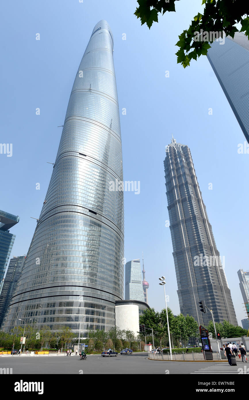 Shanghai Pudong City World Financial Centre China Stock Photo - Alamy