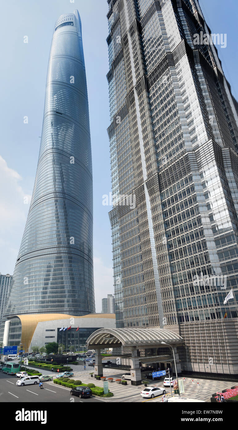 Shanghai Pudong City World Financial Centre China Stock Photo - Alamy