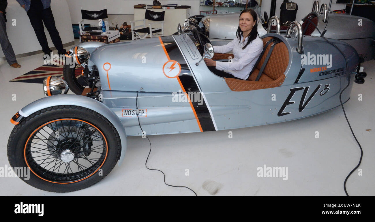 British car company Morgan unveiled a prototype of the Morgan 3-Wheeler ...