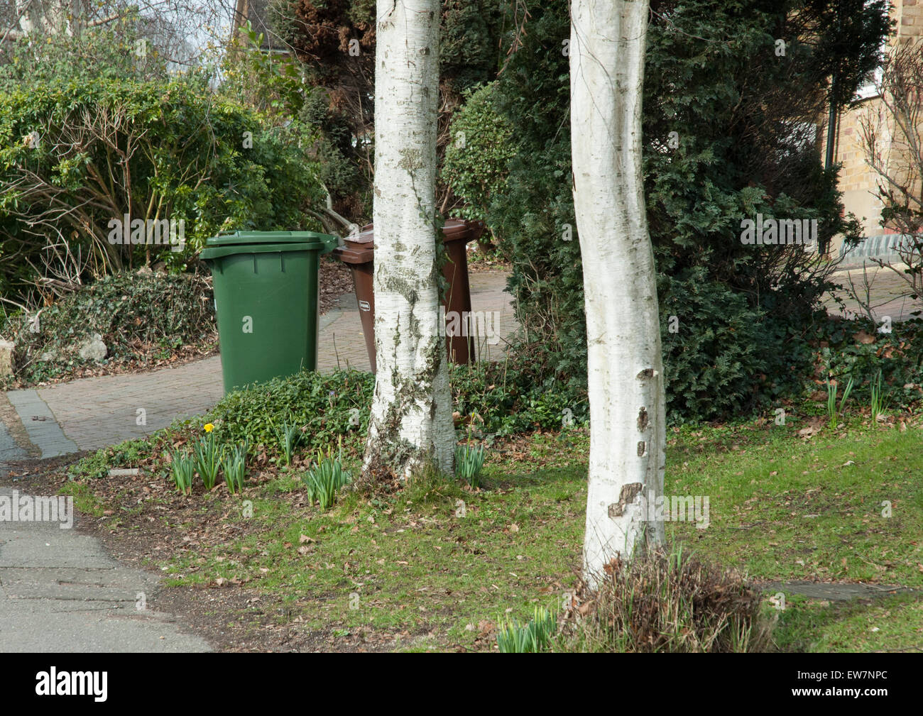 Domestic wheelie bins hi-res stock photography and images - Alamy