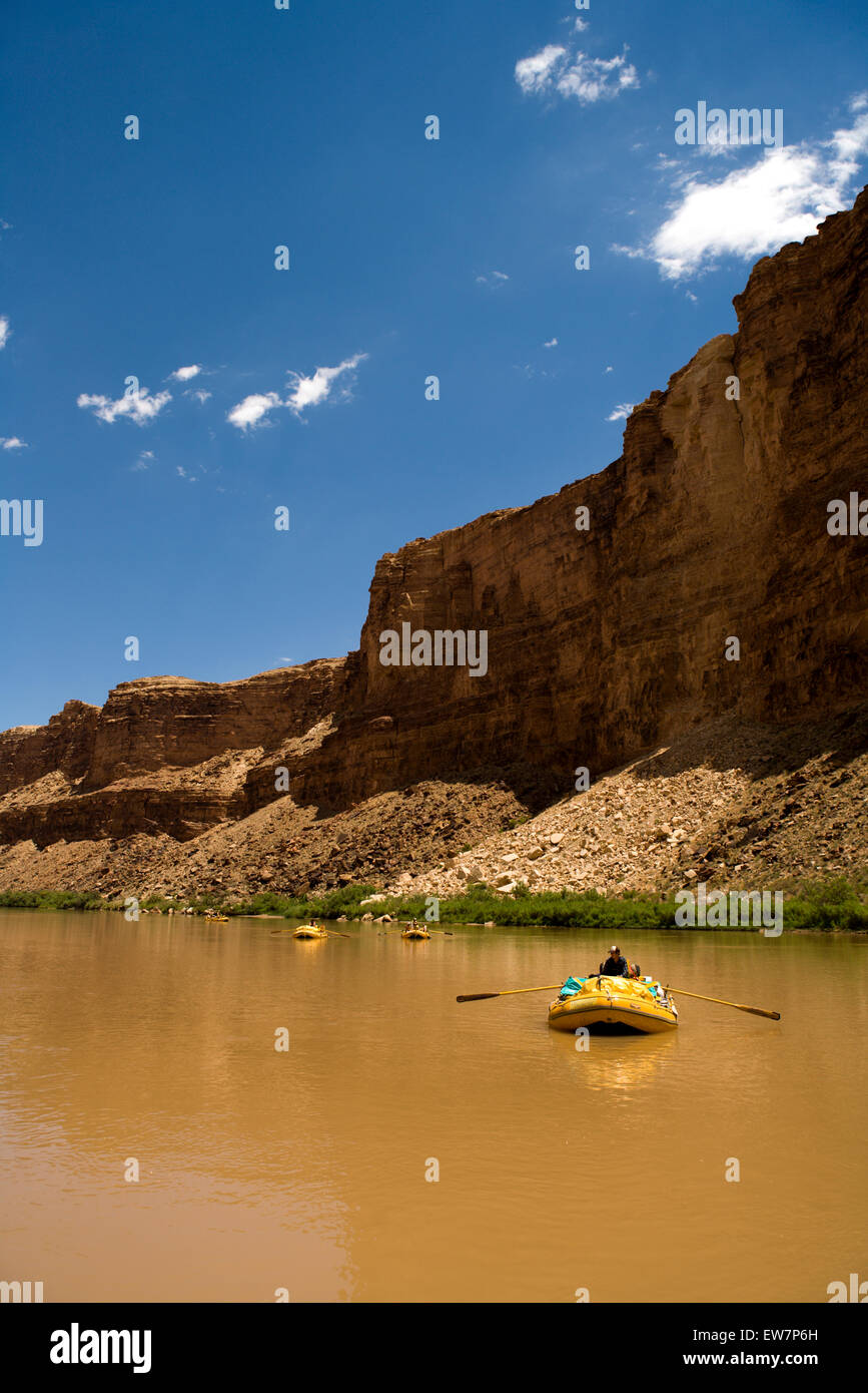 People rafting down a river Stock Photo - Alamy
