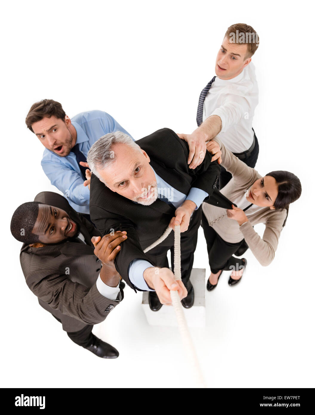 Concept for multi-ethnic business team Stock Photo - Alamy