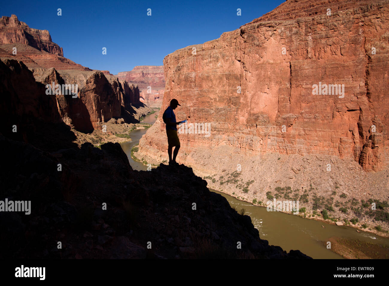 Looking down canyon in hi-res stock photography and images - Alamy