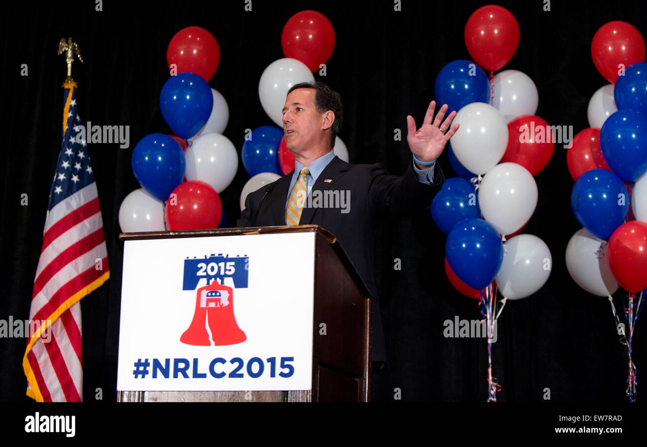 Philadelphia, Pennsylvania, USA. 19th June, 2015. Former Pennsylvania ...