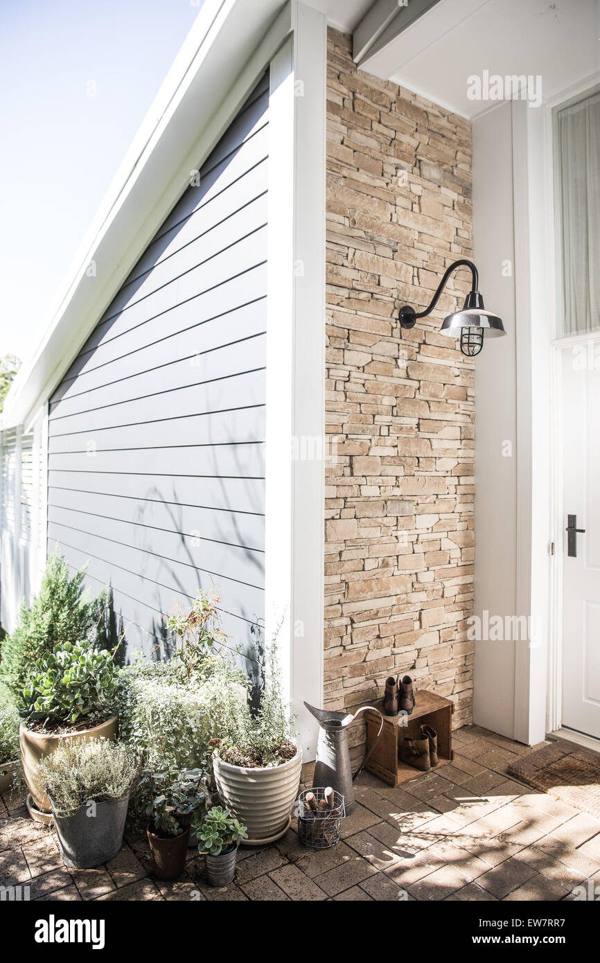 Front entrance to a domestic house Stock Photo - Alamy