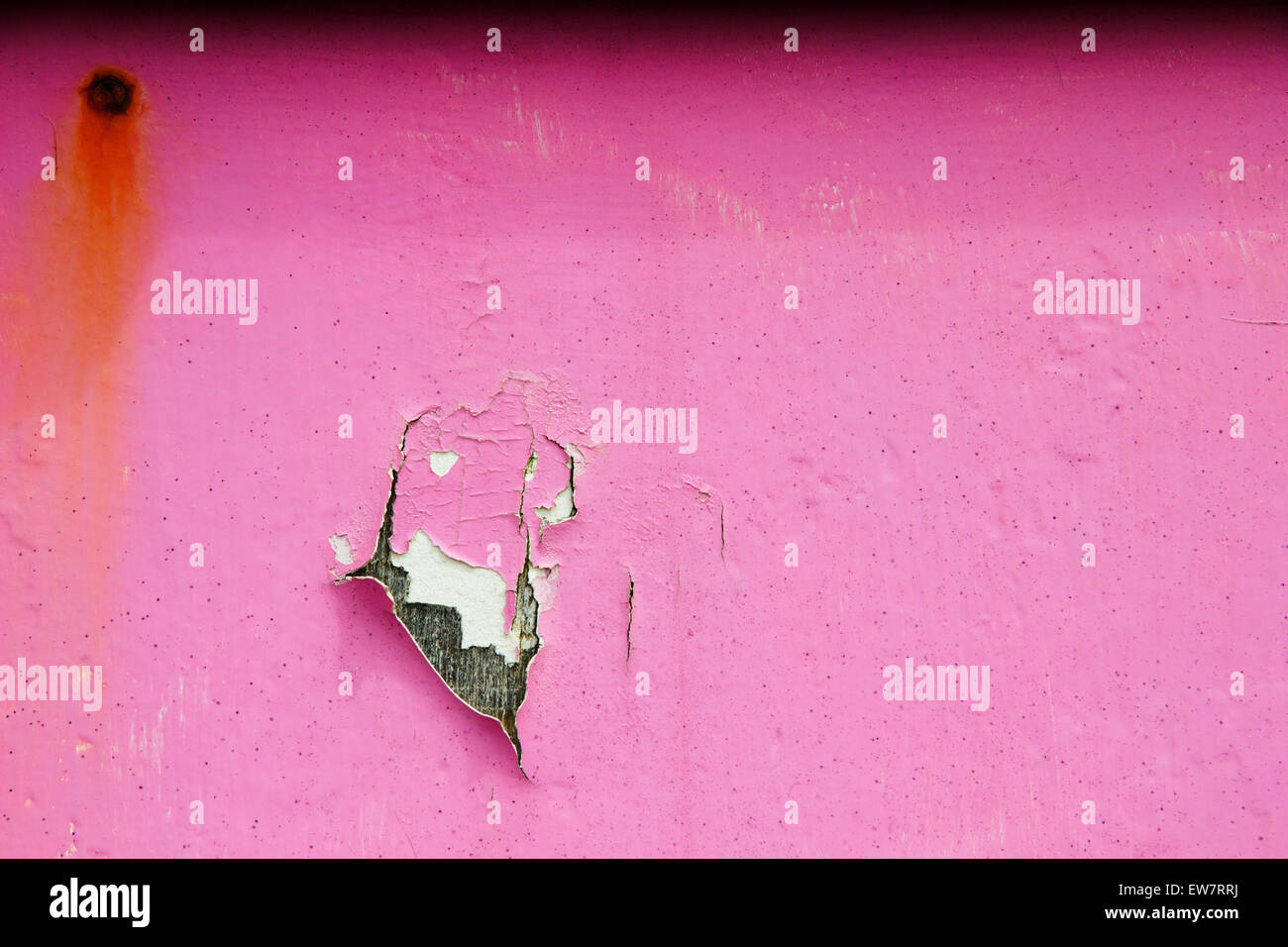 Pink peeling paint Stock Photo - Alamy