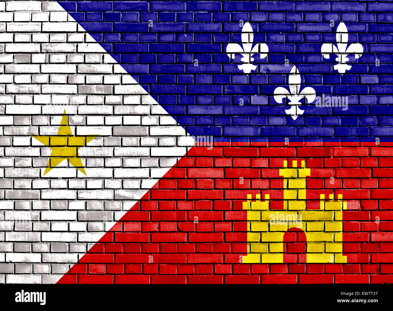 Acadiana flag hi-res stock photography and images - Alamy