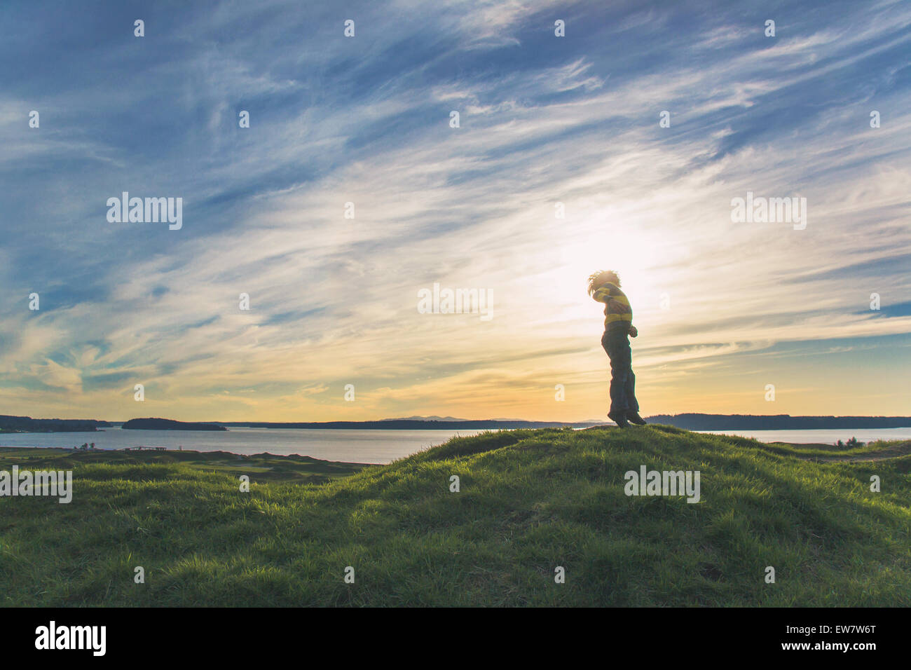 Land jumping hi-res stock photography and images - Alamy