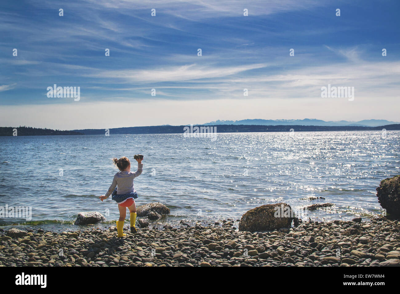 Stone Throwing High Resolution Stock Photography and Images - Alamy