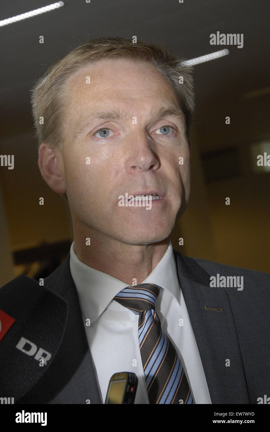 Copenhagen, Denmark. 19th June, 2015. Kristian Thulesen Dahl chairman ...